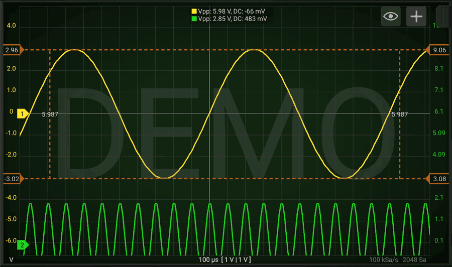 Samples of Horizontal Cursors