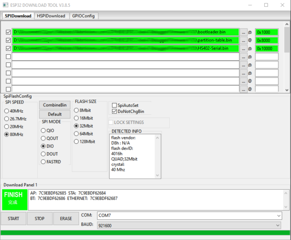 Flashing ESP32 – Martinloren